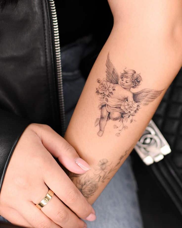 Beautiful Angel Tattoos with Deep Meaning | Sky Rye Design