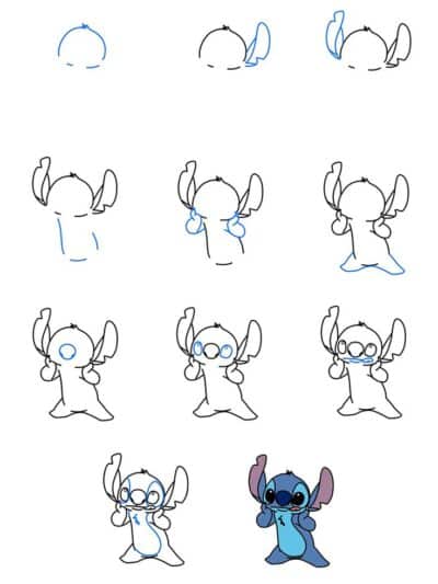 How to Draw Stitch Easily: A Fun Step-by-Step Guide | Sky