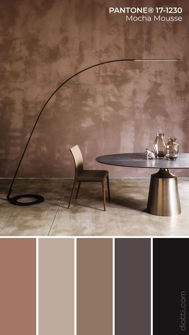 Create a Cozy Atmosphere with Brown Pantone Design Choices
