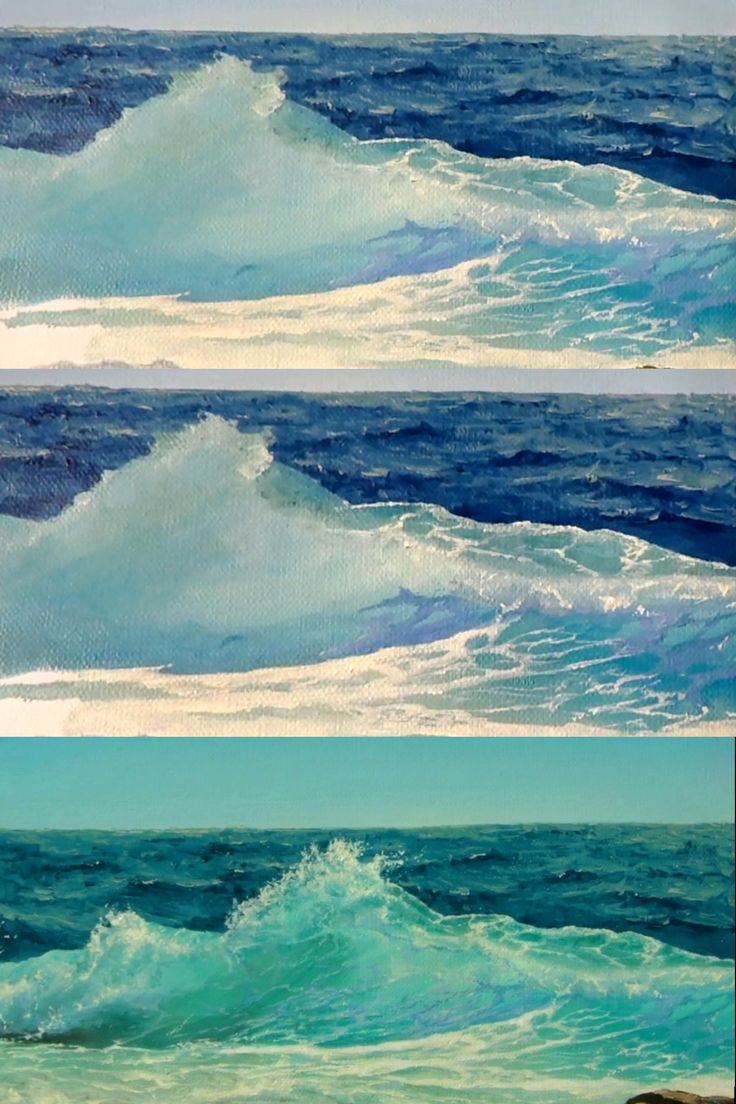 Waves Drawing: Techniques for Capturing Ocean Movement