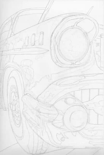 Vintage Car Drawing Techniques for Accurate Artwork