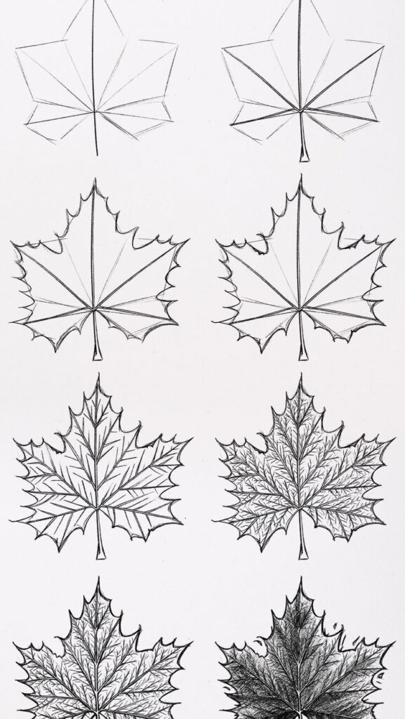 Leaf Drawing: Techniques and Tips for Beginners