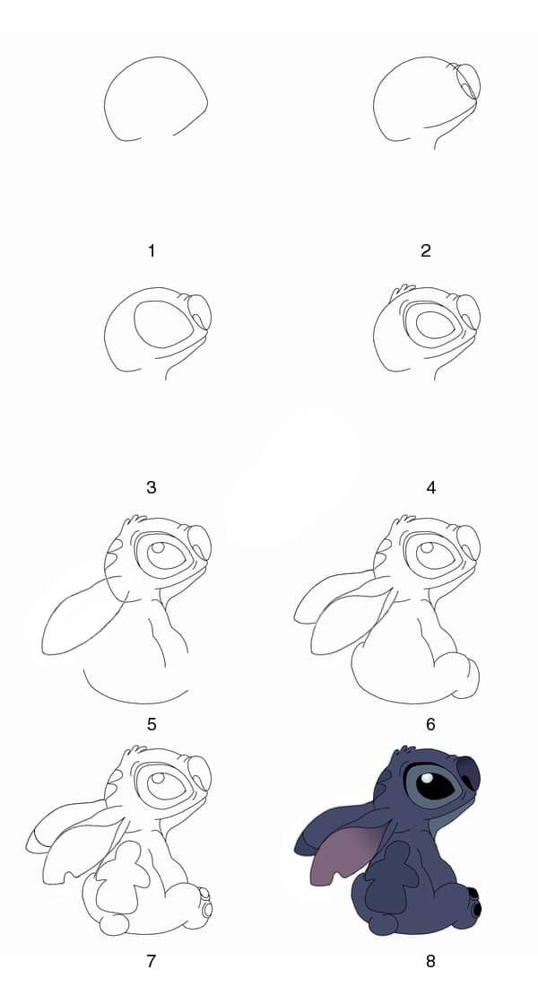 How to Draw Stitch Easily: A Fun Step-by-Step Guide | Sky