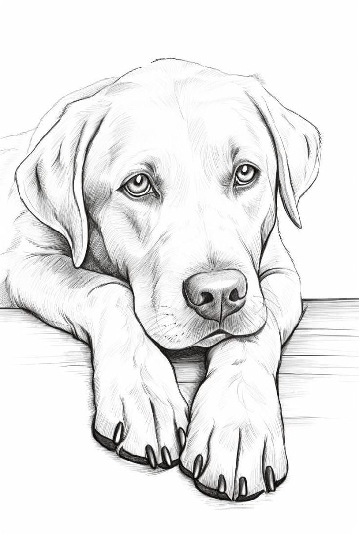 Easy Dog Drawing: Steps for Beginners to Create Sketches