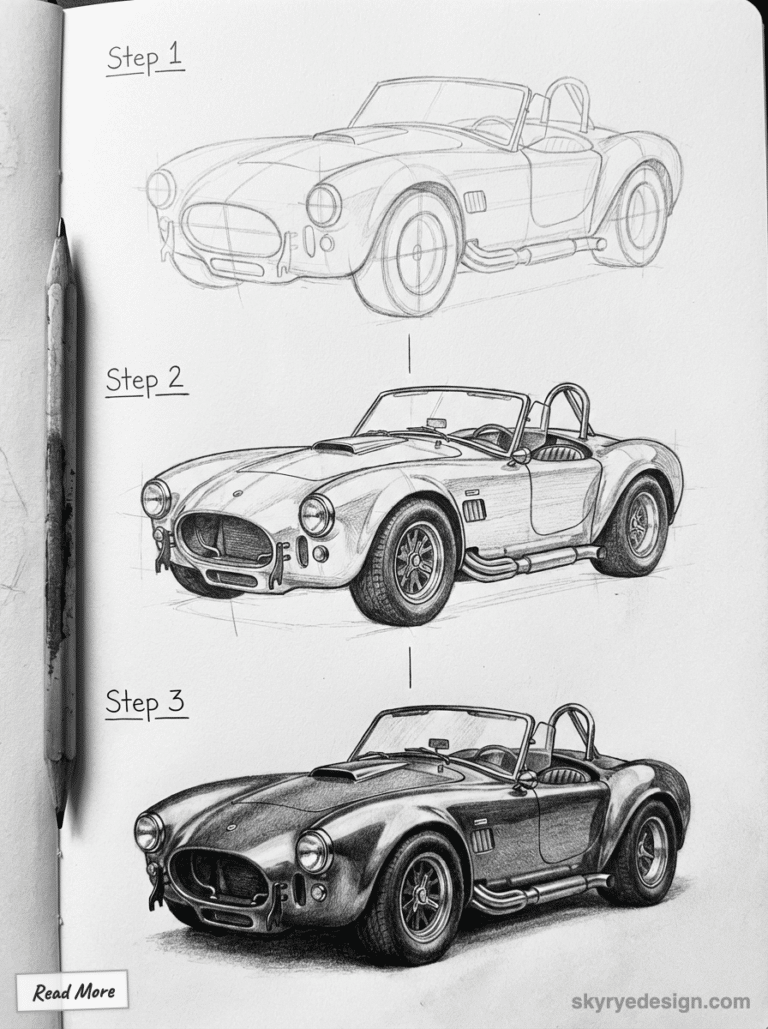 Vintage Car Drawing Techniques for Accurate Artwork