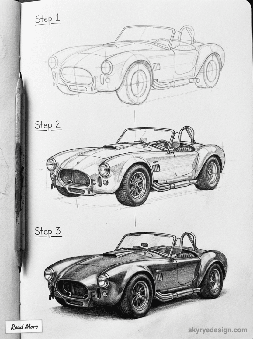 Vintage Car Drawing Techniques for Accurate Artwork