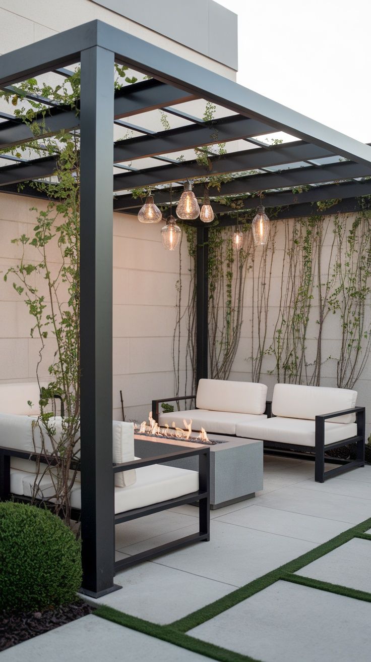 Pergola with Seating Ideas for Functional Outdoor Spaces