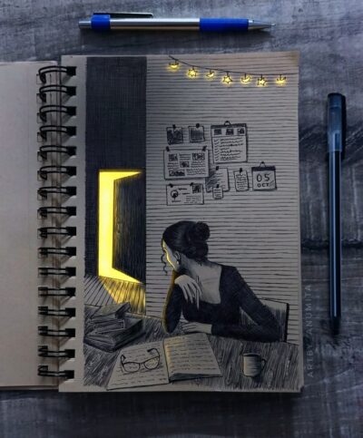 Book Art Drawings: Techniques for Illustrated Expression
