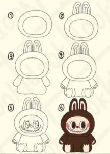 How to Draw La BUBU Easy Step-by-Step Guide for Beginners