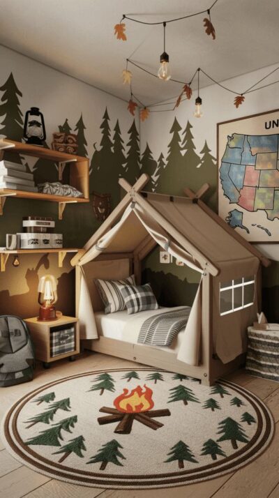 Inspiring Ideas for a Boy's Adventure Explorer Kids Room