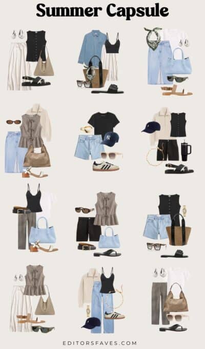 How to Build the Perfect Summer Vacation Capsule Wardrobe