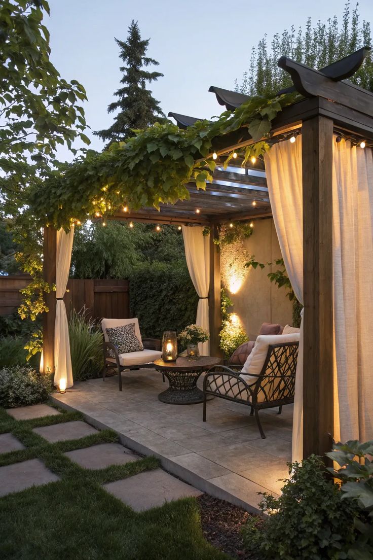 Pergola with Seating Ideas for Functional Outdoor Spaces