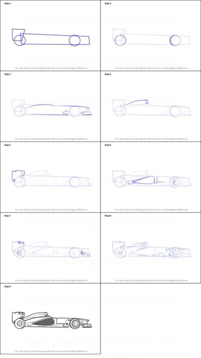 Formula 1 Drawing: Art of Sketching Racing Cars