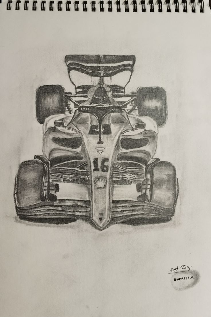 Formula One Drawing: Art of Sketching Racing Cars