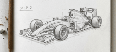 Formula One Drawing: Art of Sketching Racing Cars