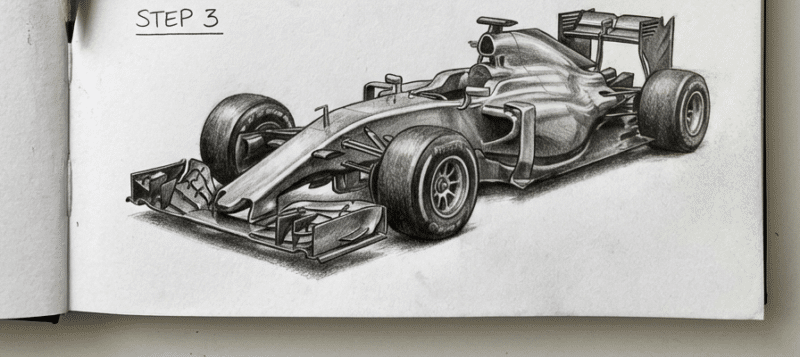 Formula One Drawing: Art of Sketching Racing Cars