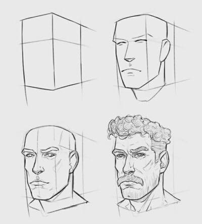 Drawing Faces from Different Angles Made Easy for Beginners