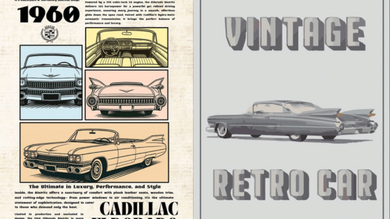 20 Beautiful Vintage Car Drawings | Sky Rye Design