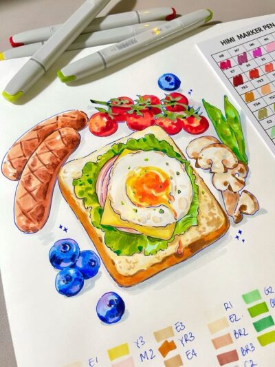 How to Draw Food: Easy Tips for Beginners | Sky Rye Design