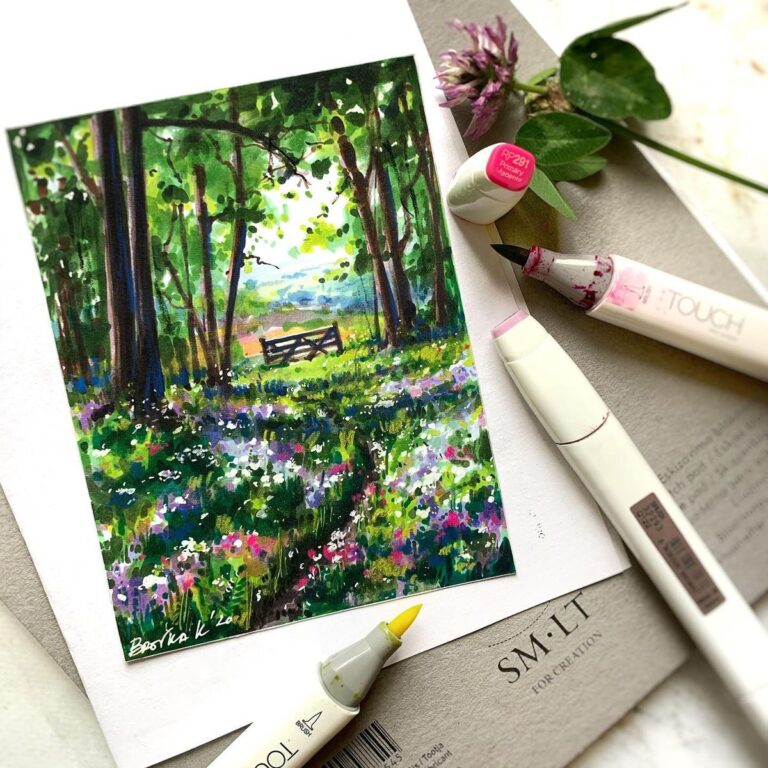 Marker Drawing Techniques for Bold and Precise Artwork