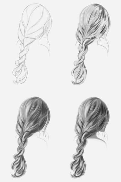 How To Draw Realistic Hair Easy Tips for Beginners