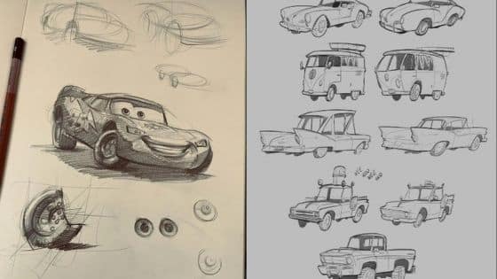 Car Design Drawing for Professional Designers