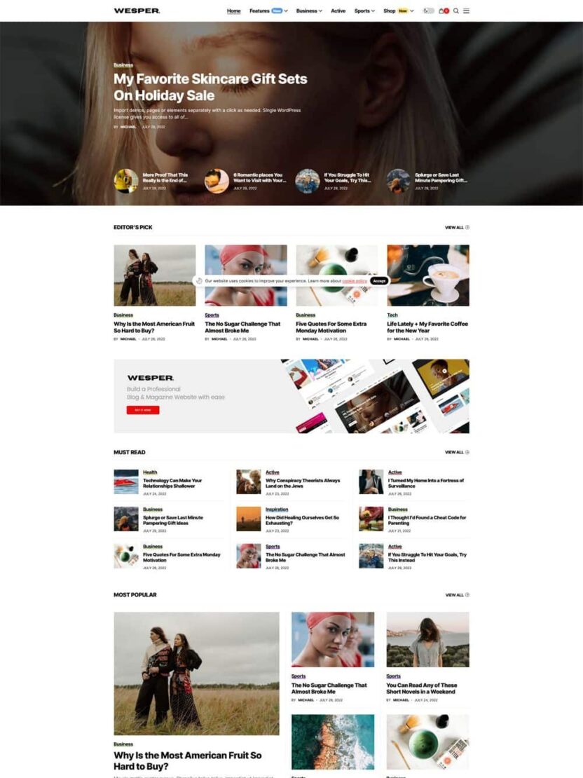 Magazine Website Design Made Simple And Engaging