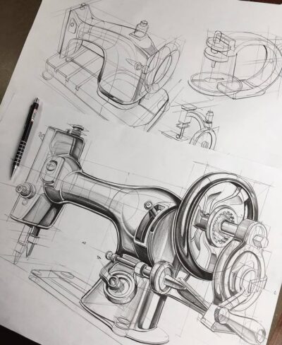 Sketching Industrial Products Made Simple for Creative Ideas