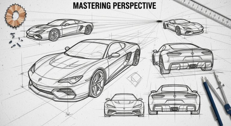 Realistic Car Sketch Guide: Master Auto Art