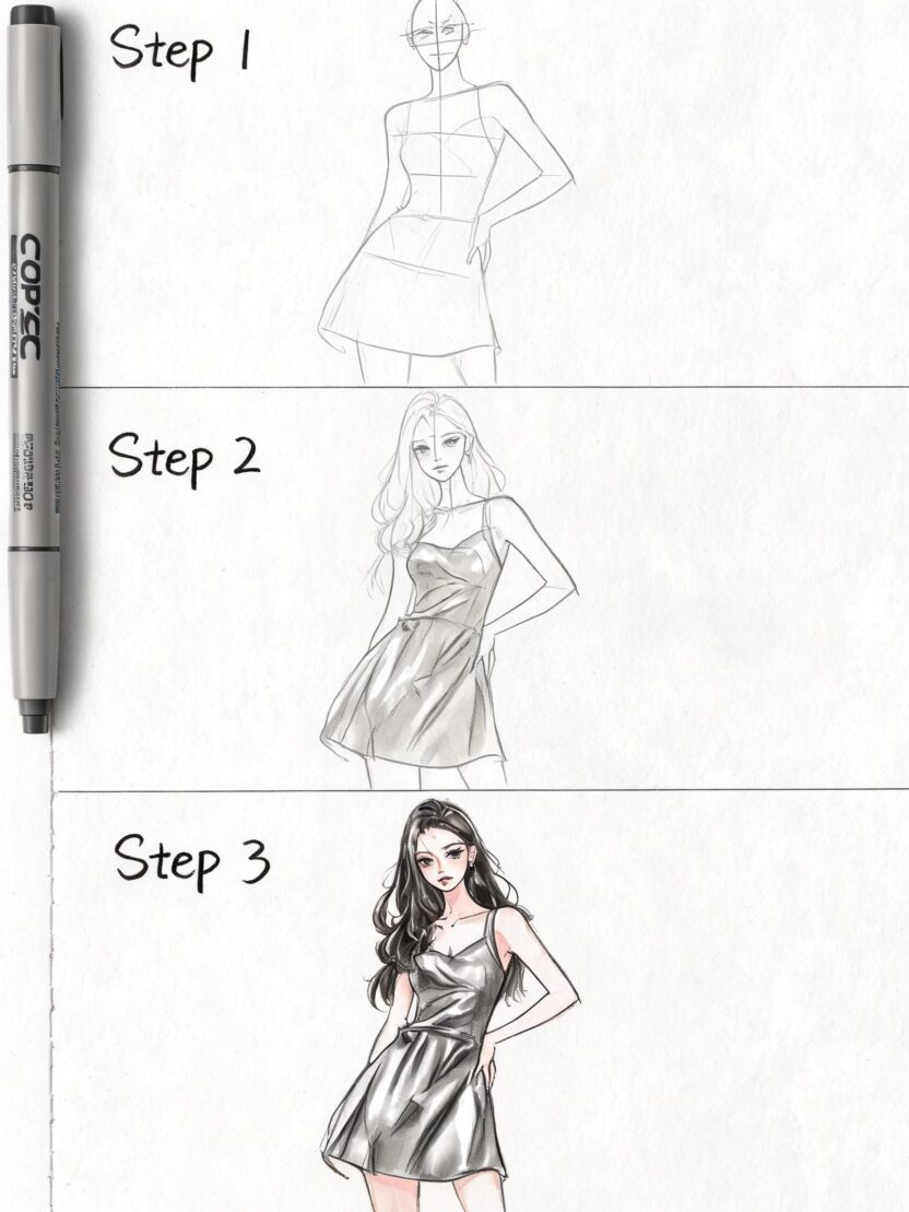 Drawing Clothes: How to Draw Fabric Folds & Outfits