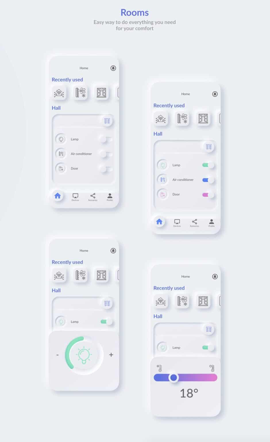 Neumorphism UI/UX: Dive into This Cool Design Trend