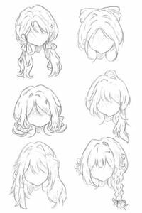 How to Draw Ponytails: Shape, Flow, Volume, and Character