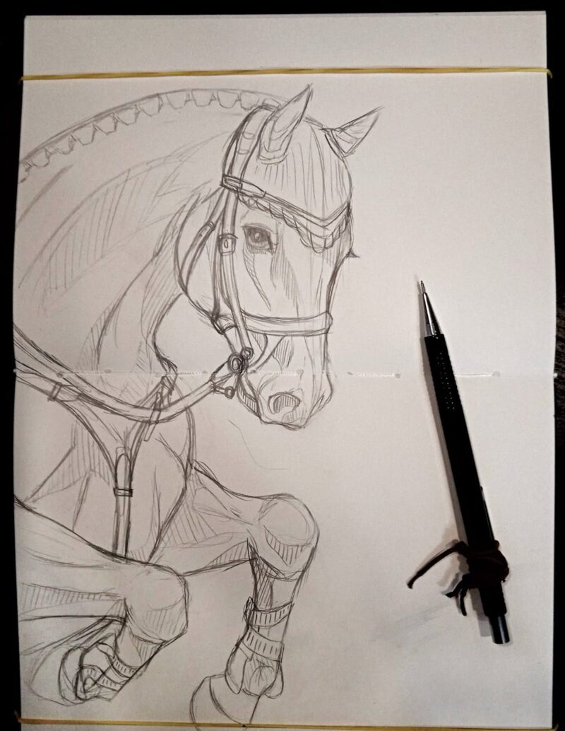 Giddy Up! Learn How to Draw a Galloping Horse with Ease | Sky Rye Design