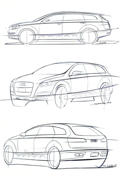5 Easy Steps: How to Draw a Car Perspective