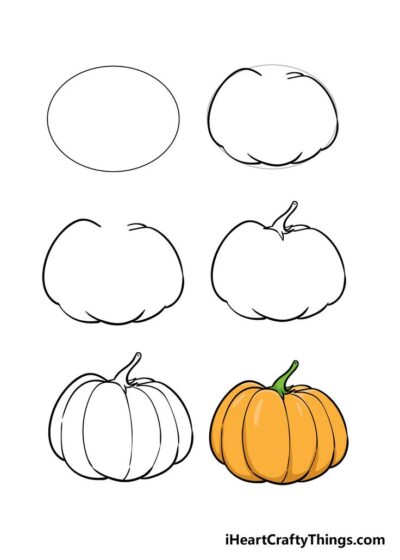 Draw Halloween Pumpkins: Easy Step-by-Step Guide