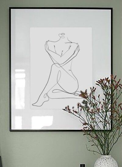 Line Art Woman Body: Minimalist Beauty Explored