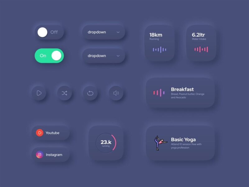 Neumorphism UI/UX: Dive into This Cool Design Trend