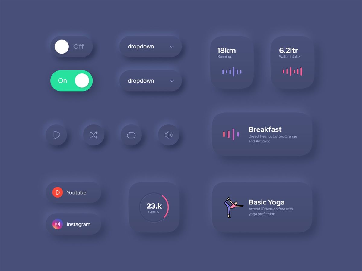 Neumorphism UI/UX: Dive into This Cool Design Trend