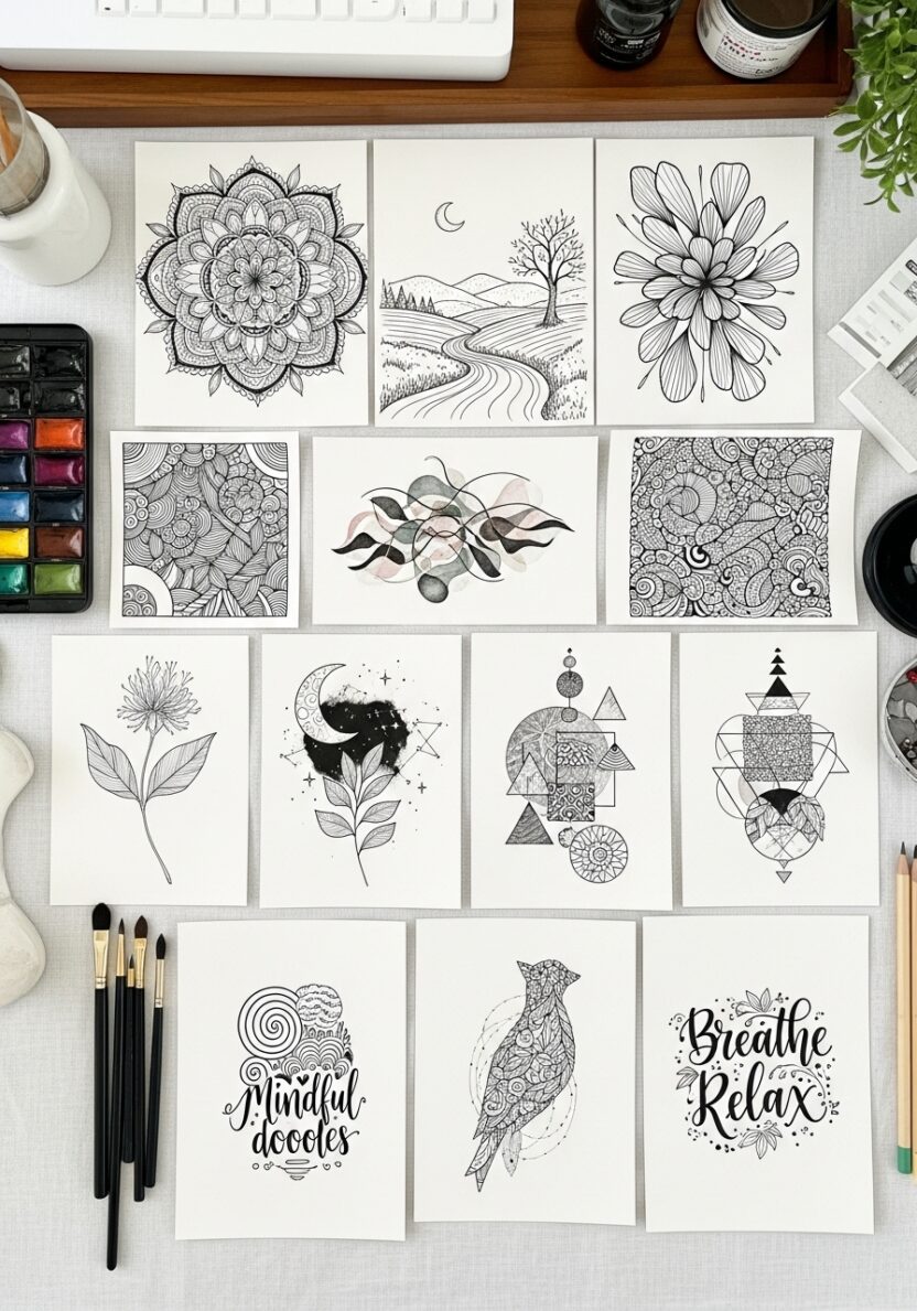 Unlock Relaxation with Creative Drawing Ideas Today