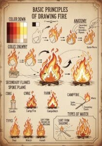 Fire Drawing Ideas: 15 Projects for Every Skill Level
