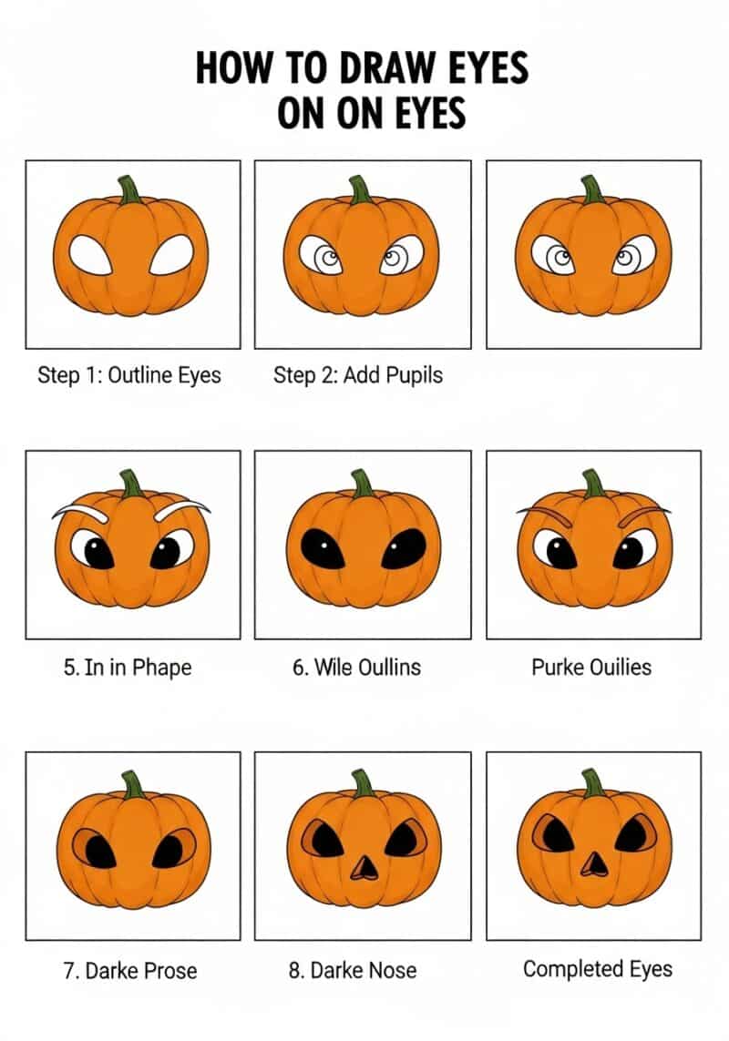 Draw Halloween Pumpkins: Easy Step-by-Step Guide