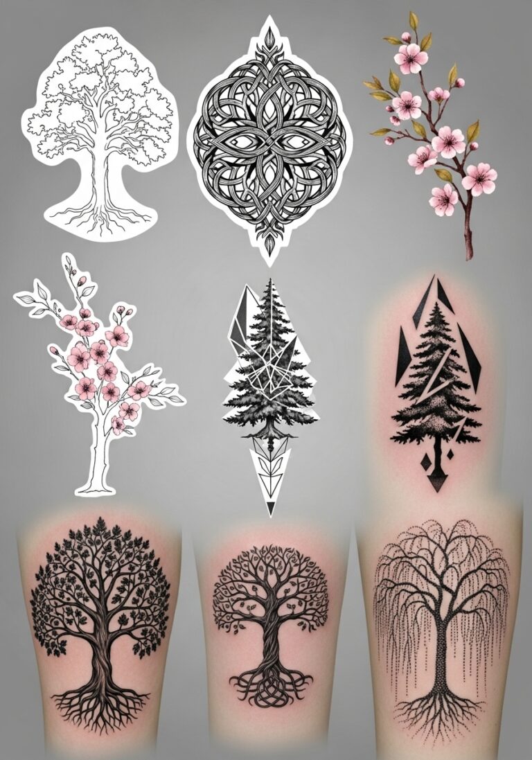 Tree Tattoo Designs: Meanings, Styles & Ideas
