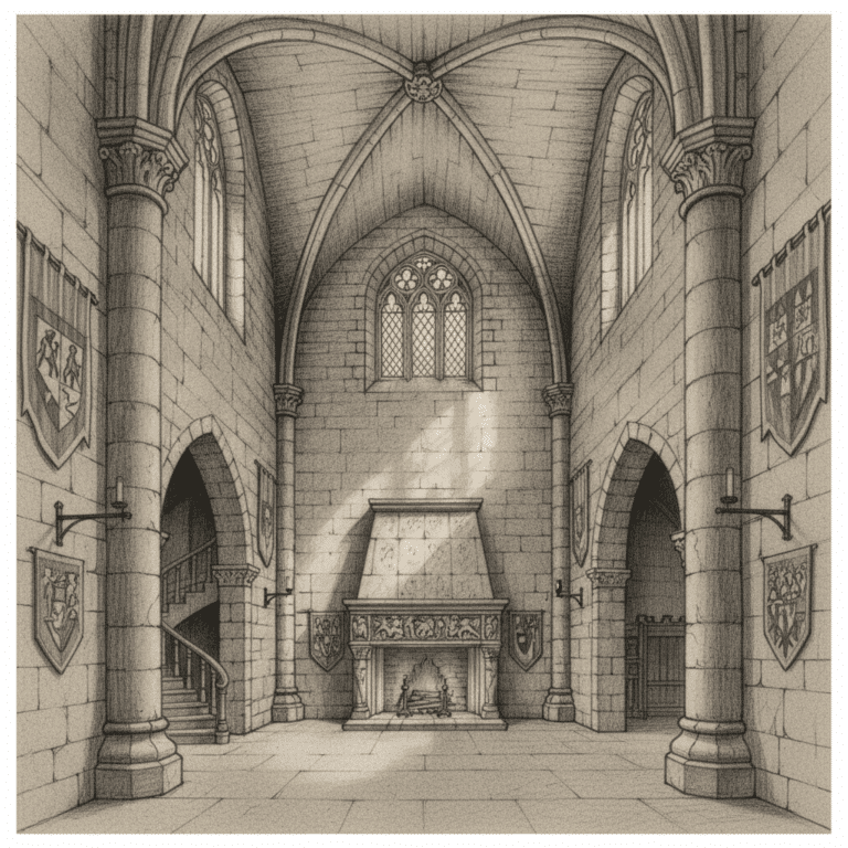 Draw a Medieval Castle Interior? Easy Guide!