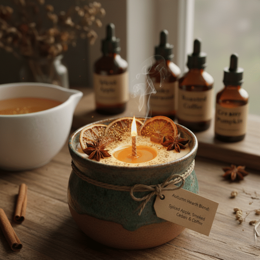 DIY Fall Candles: Craft Professional Autumn Aromas