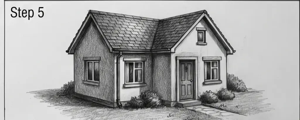 How to Draw a Simple House: Step-by-Step for Beginners