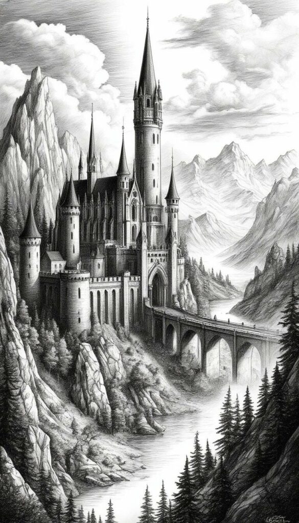5 Steps: How to Draw a Castle Like a Pro