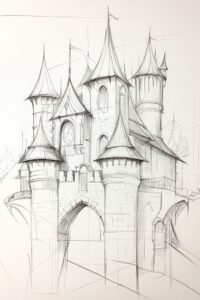 5 Steps: How to Draw a Castle Like a Pro