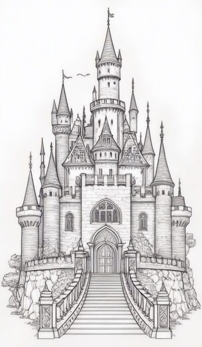 5 Steps: How to Draw a Castle Like a Pro