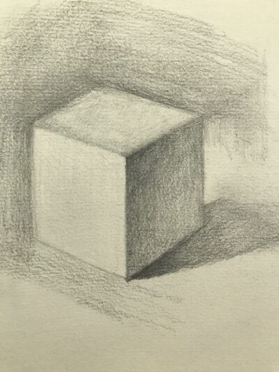 Improve Drawing Skills: How to Draw a Cube Shading | Sky