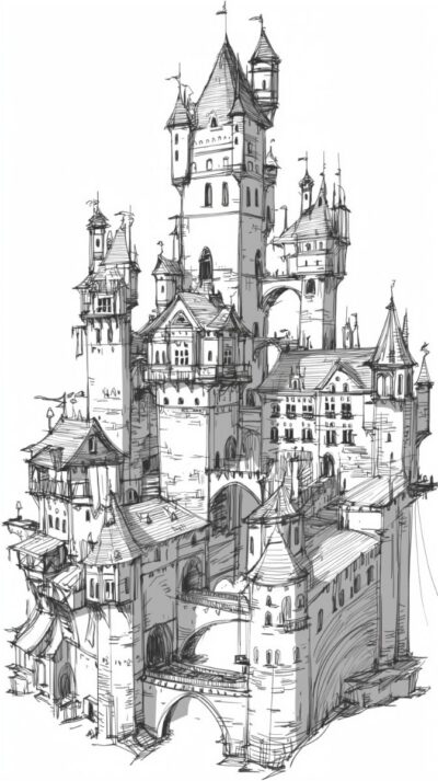 5 Steps: How to Draw a Castle Like a Pro